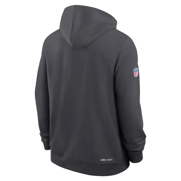Nike Chicago Bears Sideline Standard Issue Dri-fit Nfl Pullover Hoodie