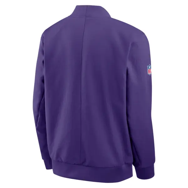 Nike Minnesota Vikings Sideline Nfl Full-zip Bomber Jacket