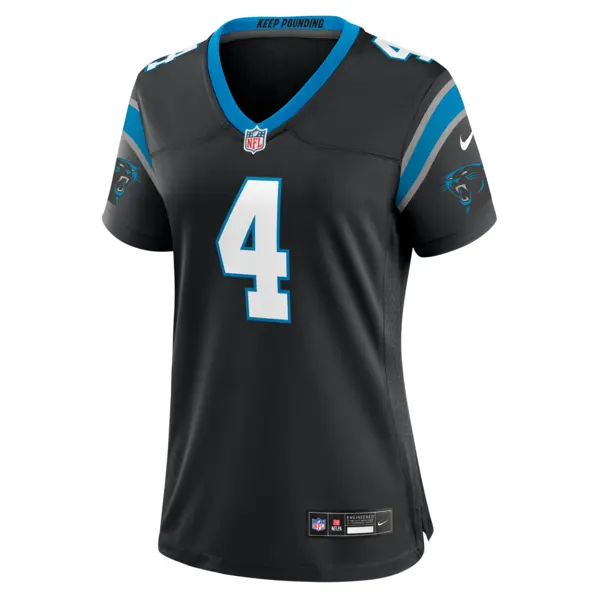 Nike Tetairoa Mcmillan Carolina Panthers Nfl Game Jersey - Black
