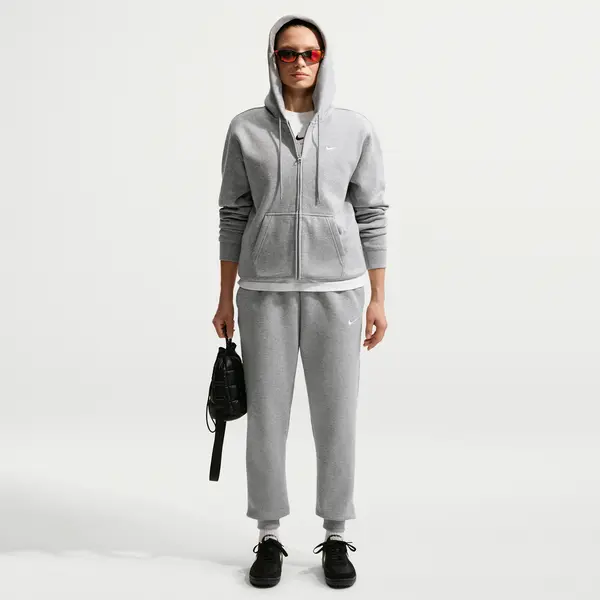 Nike Studio Fleece Medium Weight Mid-rise Jogger Pants - Grey