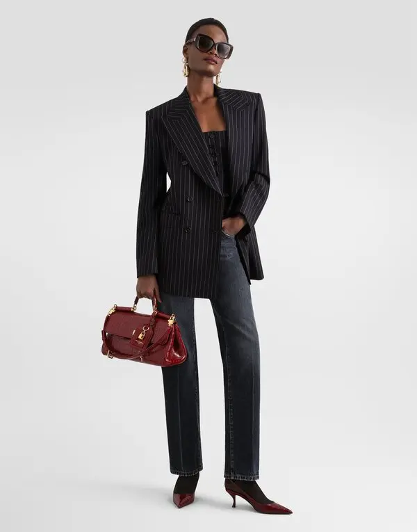 Dolce & Gabbana Pinstripe Wool Vest