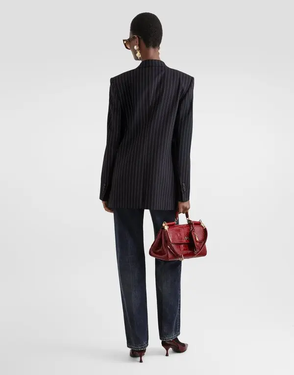 Dolce & Gabbana Pinstripe Wool Vest