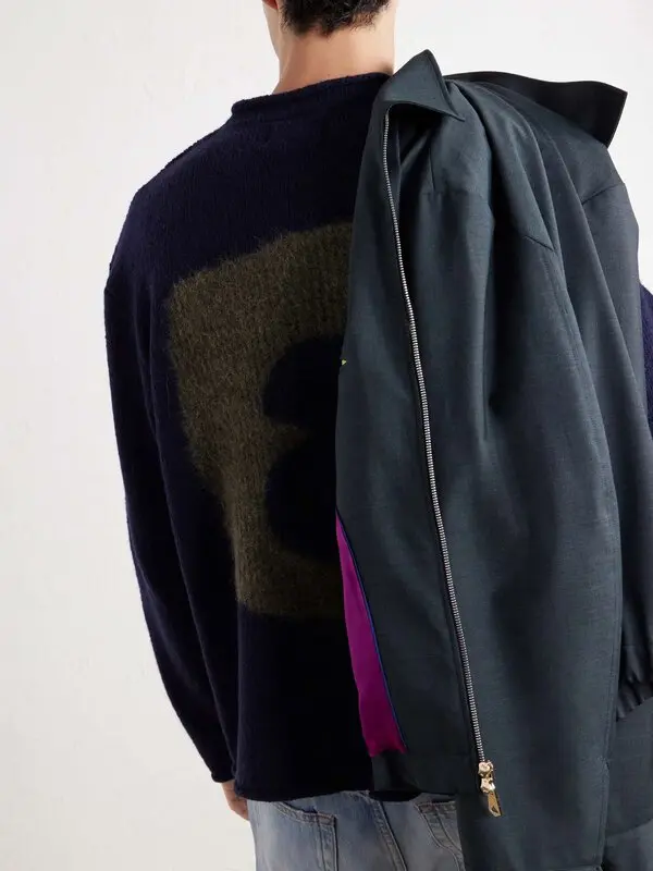 Folk Slouch Wool-blend Sweater