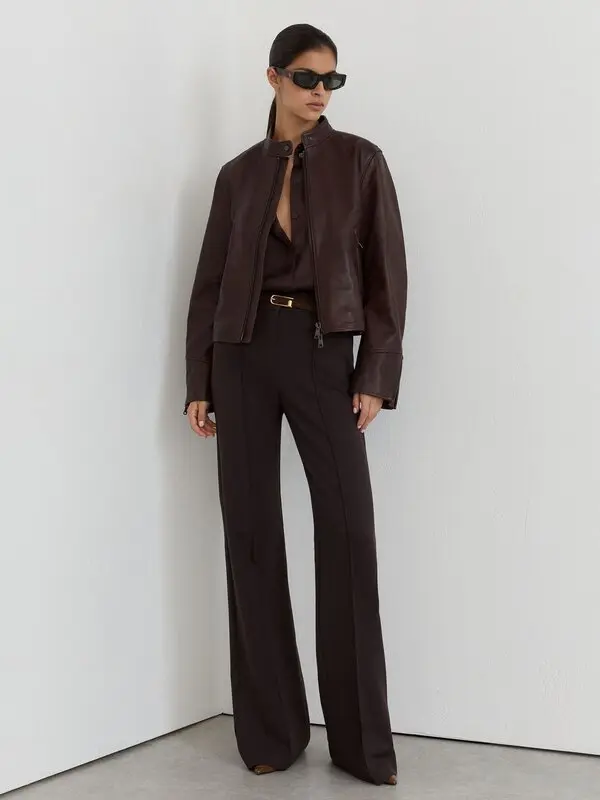 REISS Erin Leather Jacket