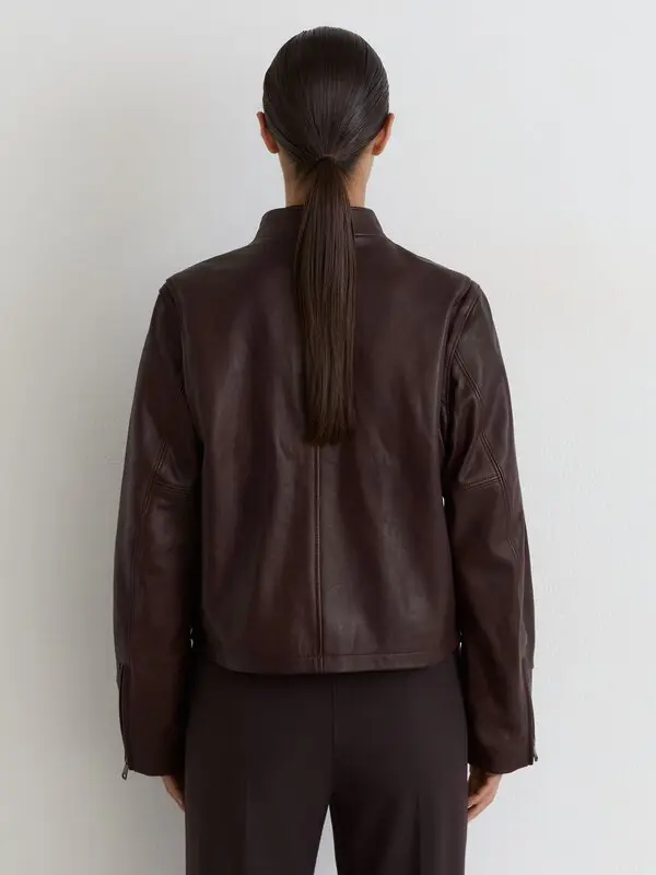 REISS Erin Leather Jacket