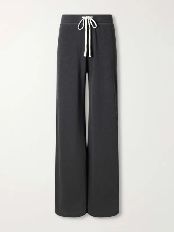 JAMES PERSE Cotton Wide-leg Track Pants