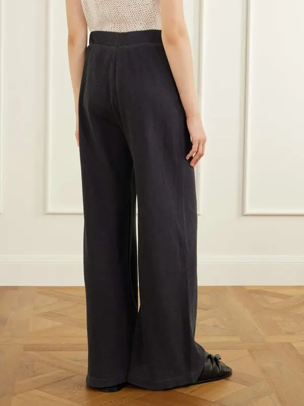JAMES PERSE Cotton Wide-leg Track Pants