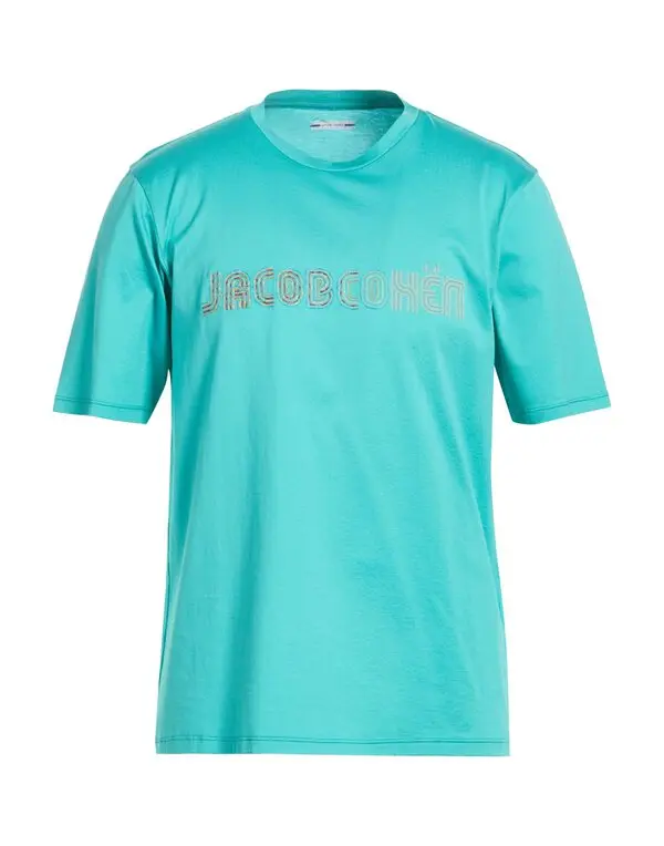 JACOB COHЁN T-shirt Size Cotton - Blue