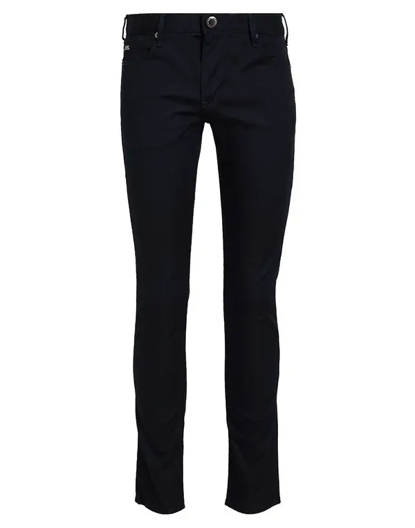 Emporio Armani Pants Size Cotton, Elastane - Blue
