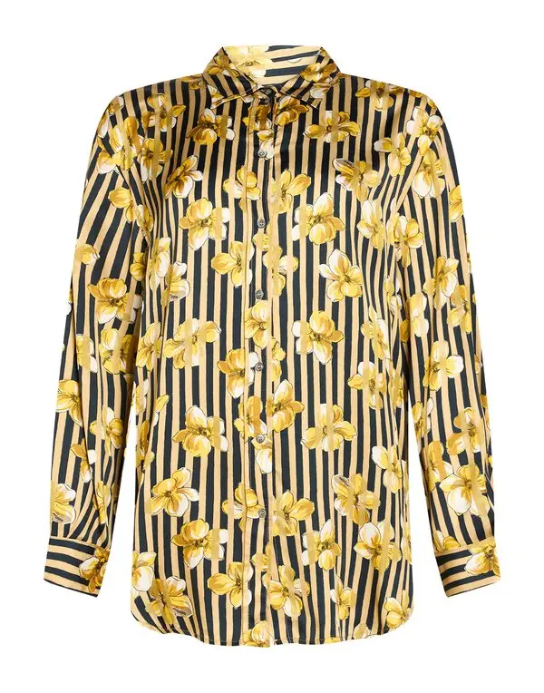 OTTOD'AME Viscose Shirt With Floral Print