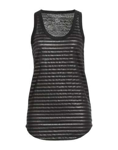 Majestic Filatures Striped Linen Blend Tank Top