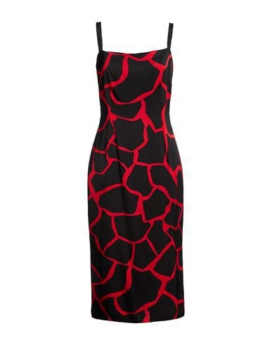 Dolce & Gabbana The Beaton Quilted Jacket Midi Dress Size Silk, Elastane - Red