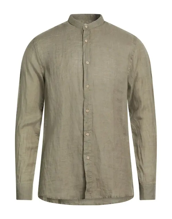 LIU •JO MAN Shirt Size Linen - Green