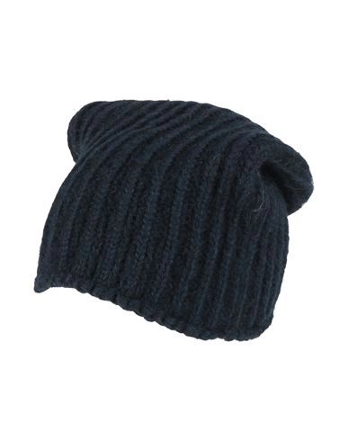 ARAGONA Ribbed Knit Hat - Blue