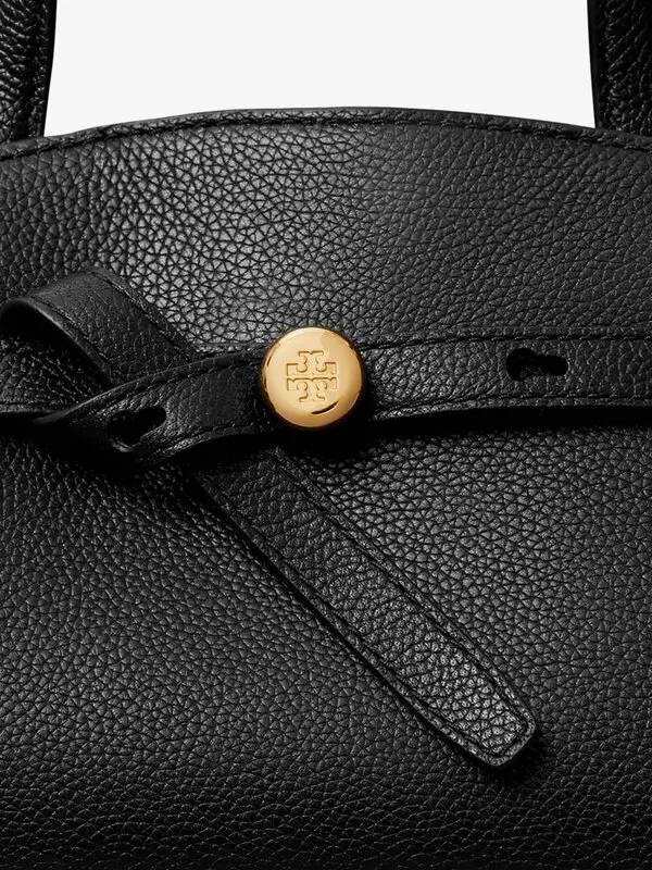 Tory Burch Romy Small Leather Satchel Bag With Shoulder Strap