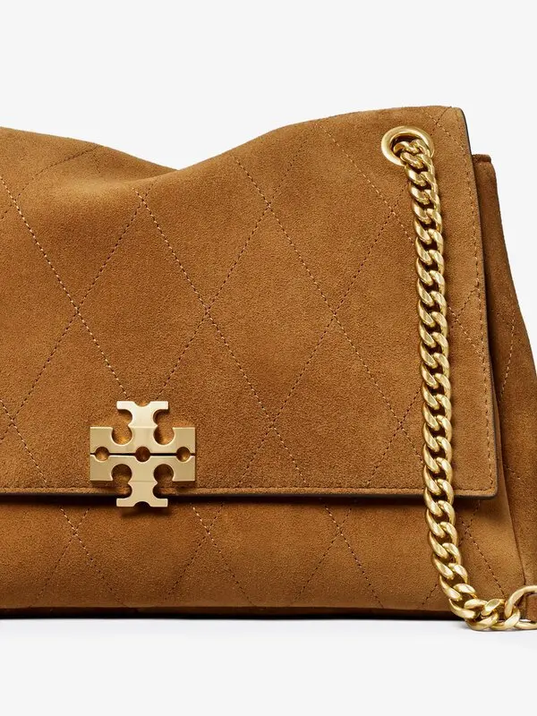Tory Burch Charlie Suede Shoulder Bag