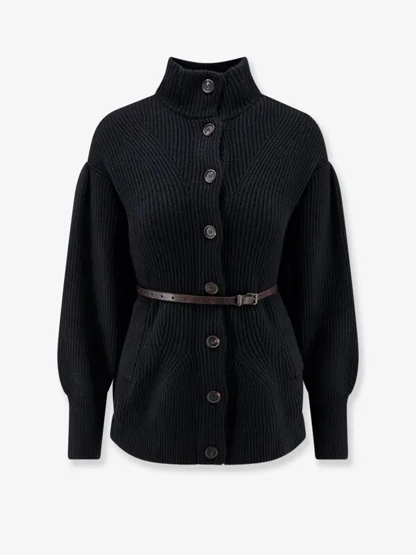 Brunello Cucinelli Wool, Cashmere And Silk Blend Cardigan