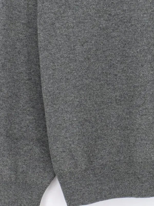 Brunello Cucinelli Cashmere V-neck Sweater - Grey