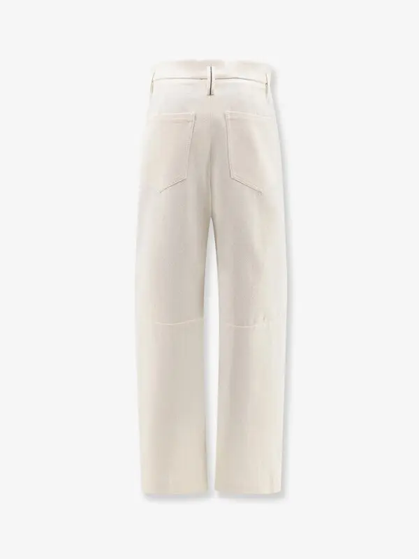 Brunello Cucinelli Baggy Wrinkled Wool And Cotton Trousers