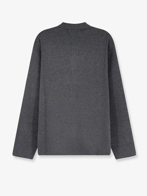 HEVO Viscose Blend Polo Shirt - Grey