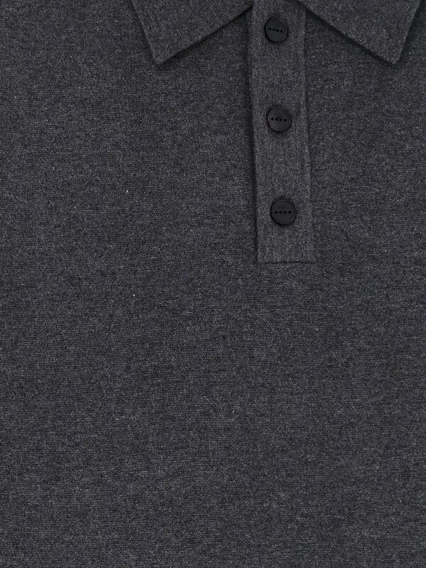 HEVO Viscose Blend Polo Shirt - Grey