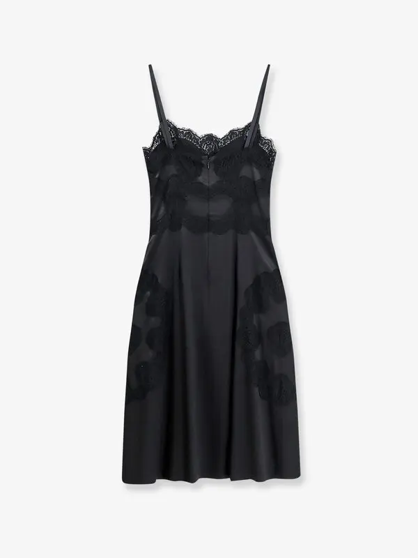 Dolce & Gabbana Slip Dress With Lace Details