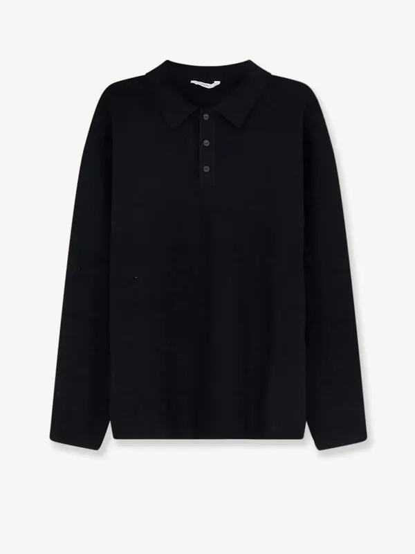 HEVO Viscose Blend Polo Shirt - Black