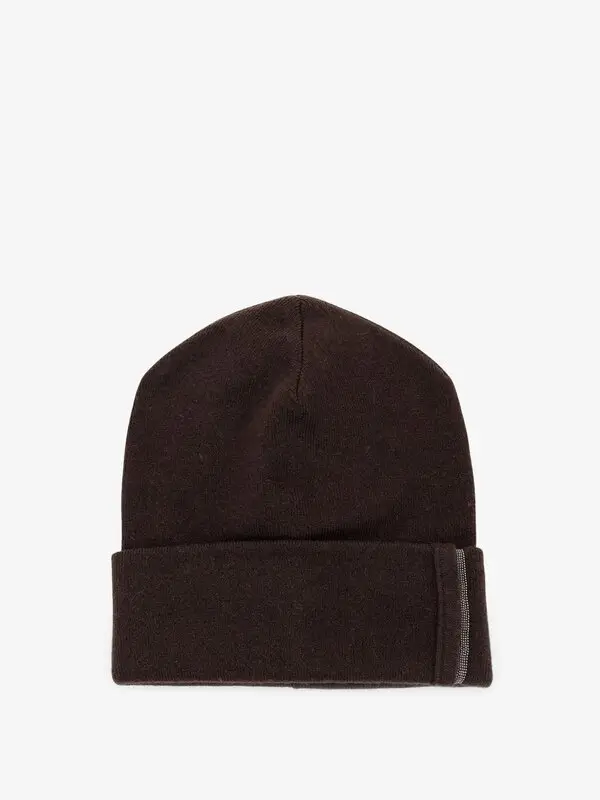 Brunello Cucinelli Cashmere Hat With Monili Detail