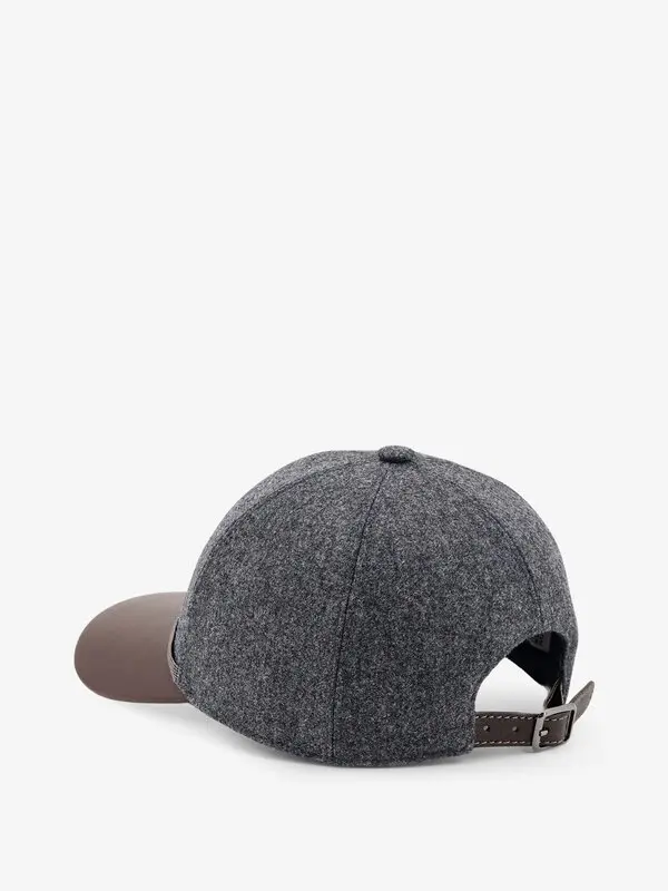 Brunello Cucinelli Wool Hat With Monili Detail