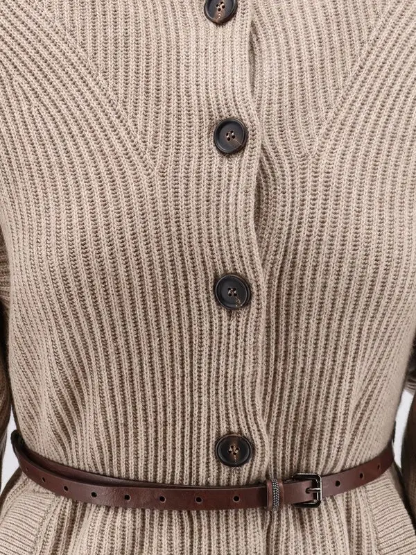Brunello Cucinelli Wool, Cashmere, And Silk Blend Cardigan