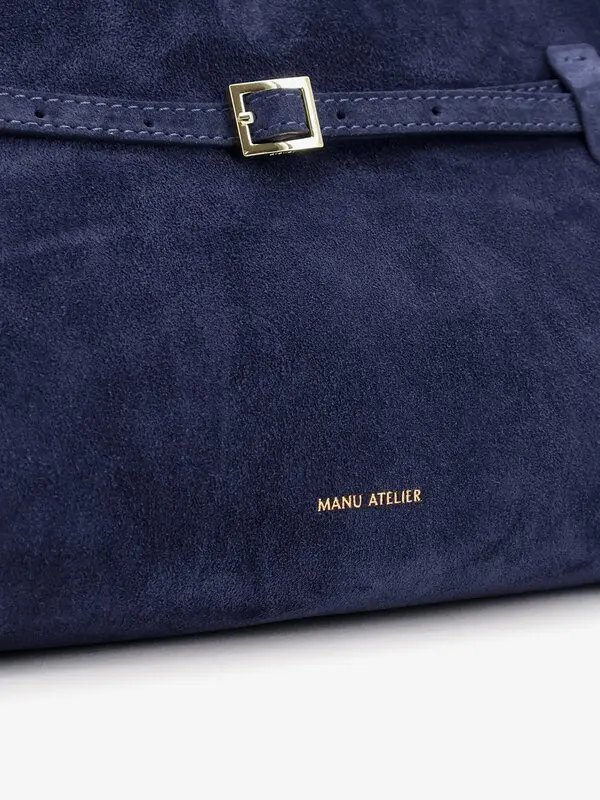 Manu Atelier Le Cambon East West Shoulder Bag - Blue