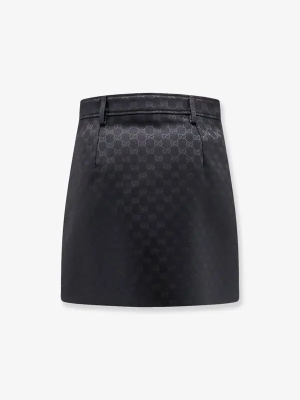 Gucci Primavera Gg Cotton Blend Mini Skirt