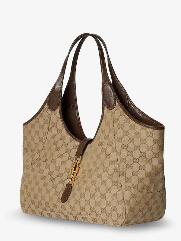 Gucci Gg Fabric Shoulder Bag - Beige