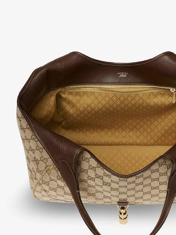 Gucci Gg Fabric Shoulder Bag - Beige