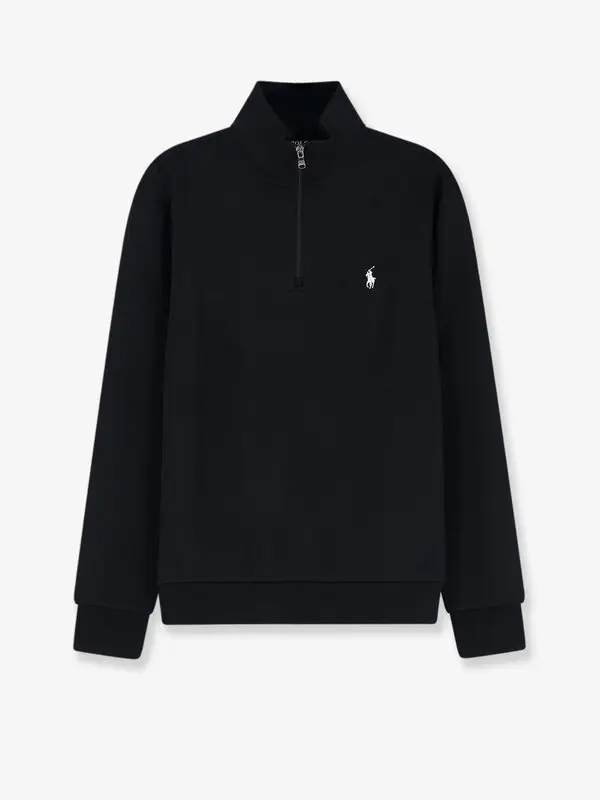 Polo Ralph Lauren Cotton And Recycled Polyester Sweatshirt - Black