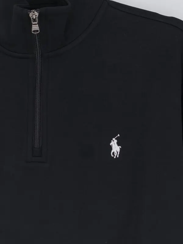 Polo Ralph Lauren Cotton And Recycled Polyester Sweatshirt - Black