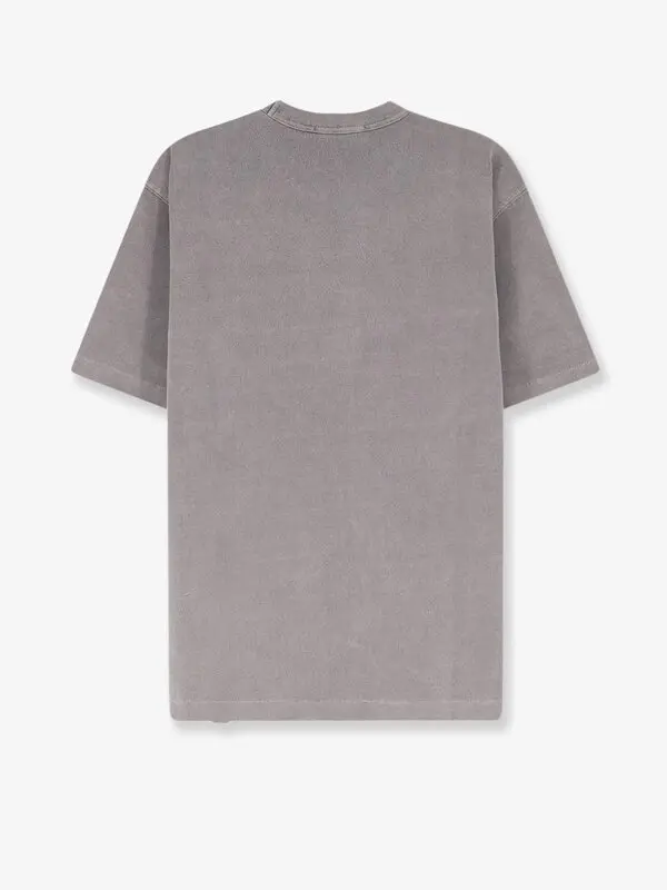 Stone Island Cotton Tshirt With Logo Detail