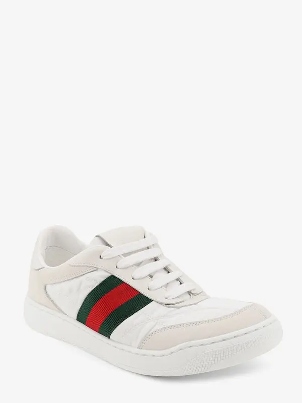 Gucci Screener Sneakers In Nylon With Side Web Detail