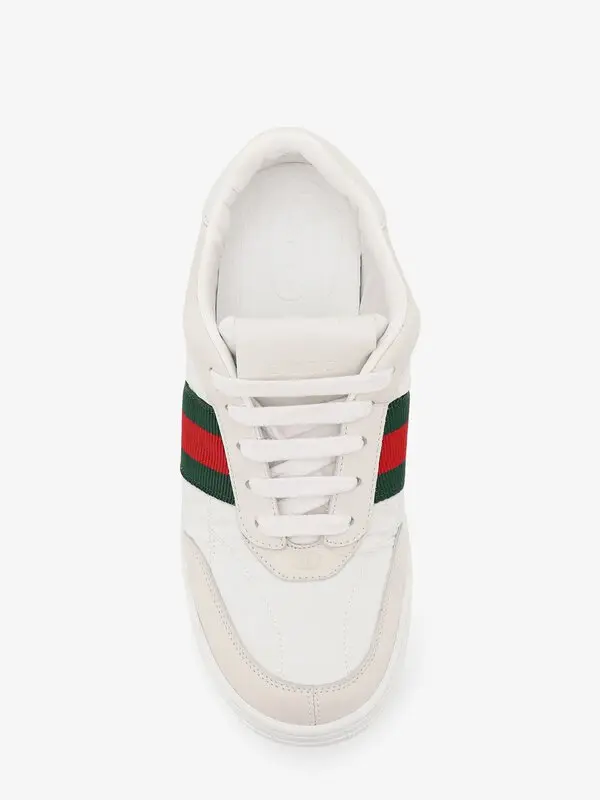 Gucci Screener Sneakers In Nylon With Side Web Detail