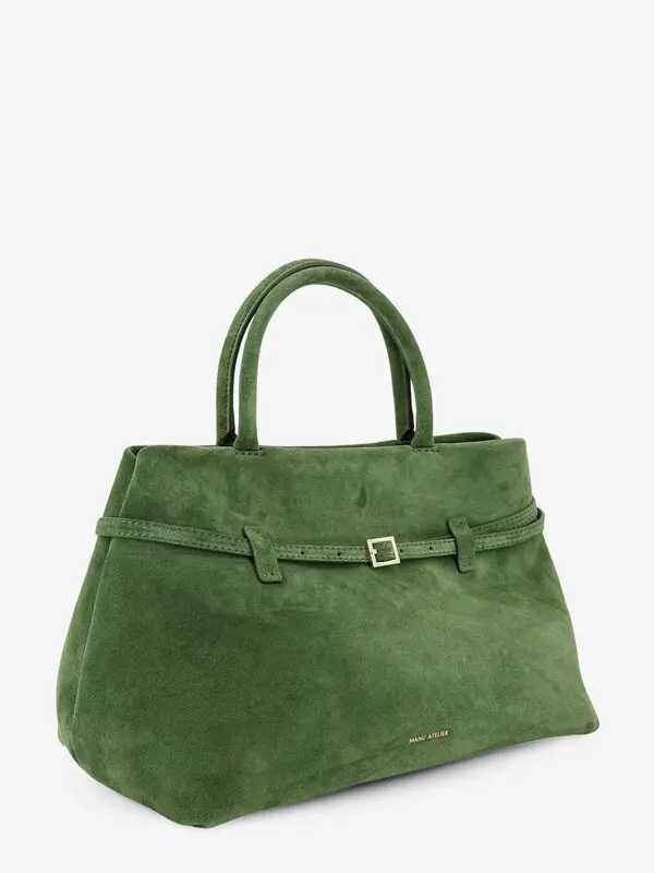 Manu Atelier Le Cambon 35 Suede Handbag