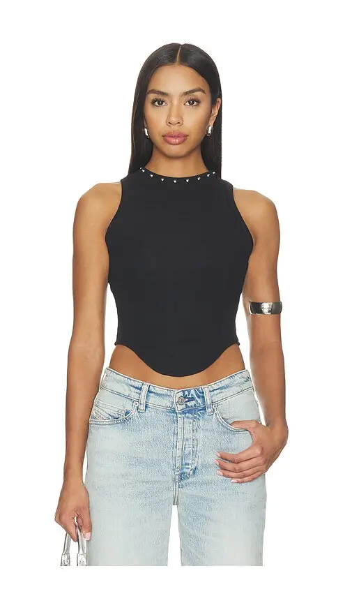 Miaou Jinx Tank Top - Black