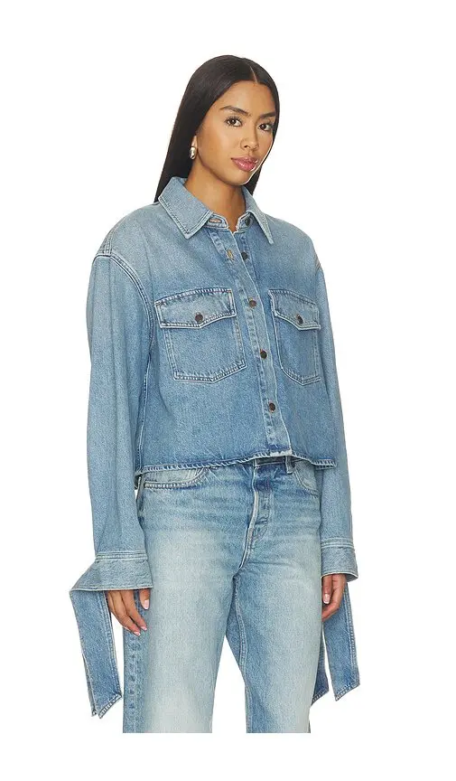 AGOLDE Hewitt Shirt In Blue