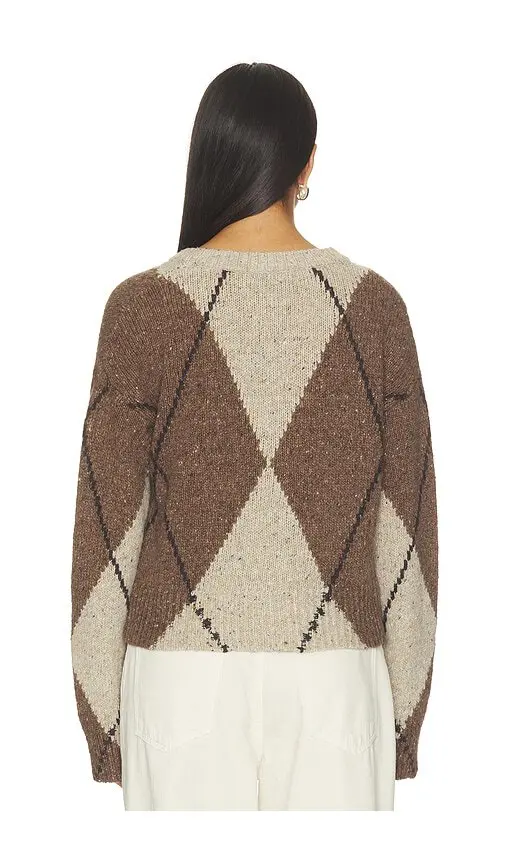 Altuzarra Argyle V-neck Sweater
