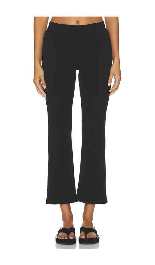 BOBI Seamed Cropped Flare Pants