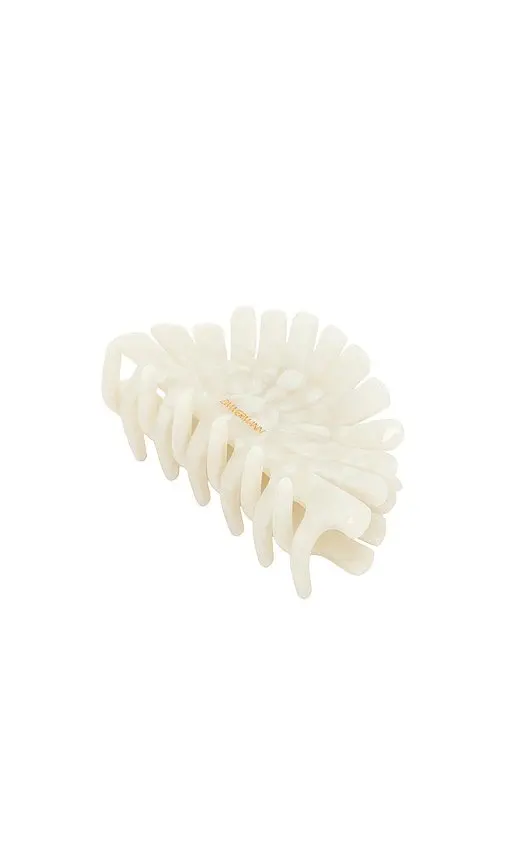 Zimmermann Peacock Hair Clasp - Cream