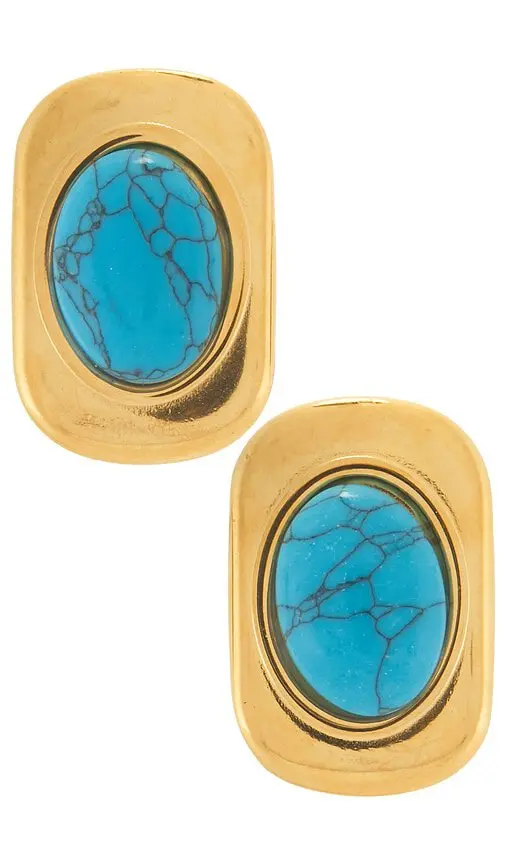 CASA CLARA Skylark Stud Earrings In Blue