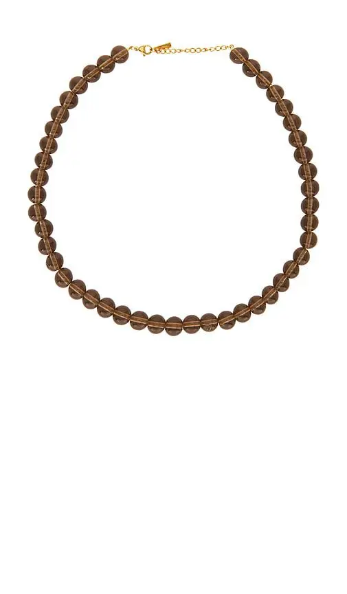 CASA CLARA Lou Necklace In Brown