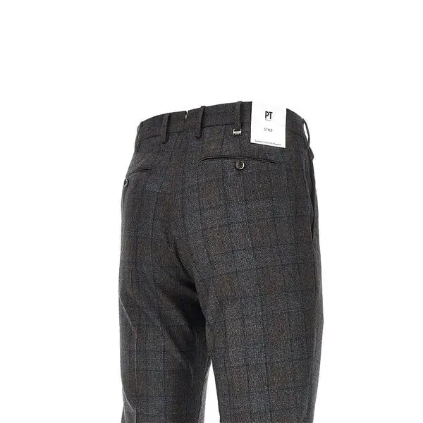 PT TORINO Gentleman Fit' Wool And Cashmere Pants