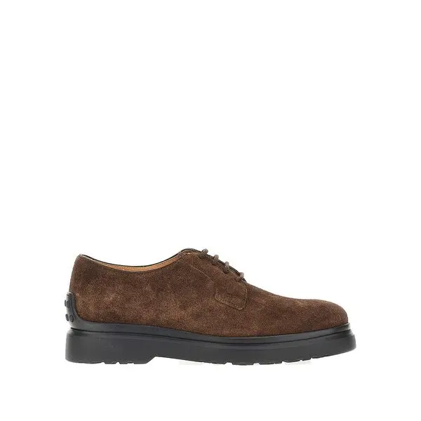 TOD'S Suede Leather Lace-up Shoes