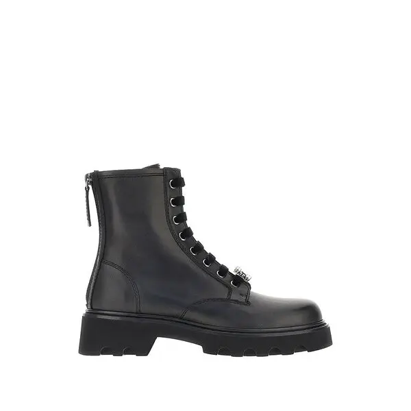 ROGER VIVIER Embellished Leather Ankle Boots